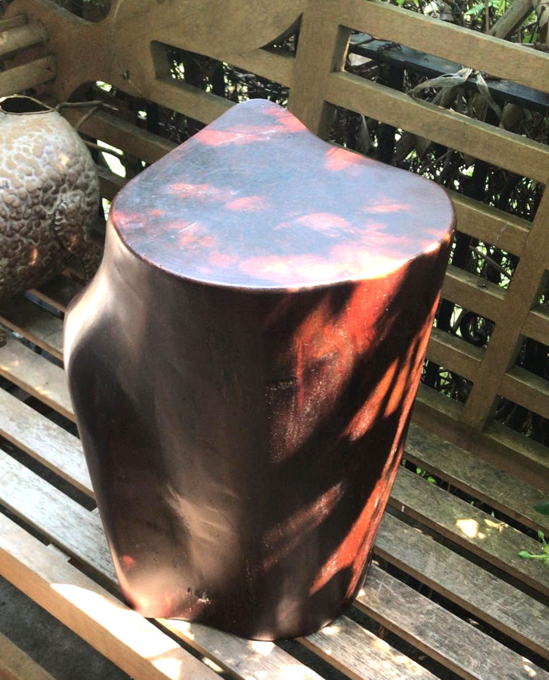 Monkey Pod Wood Stump Stand - Etsy