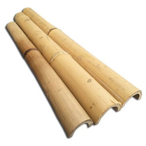 Moso Bamboo Half Round Cap Molding 2"-6" Wide, 24"-92 Inches Long. - Etsy