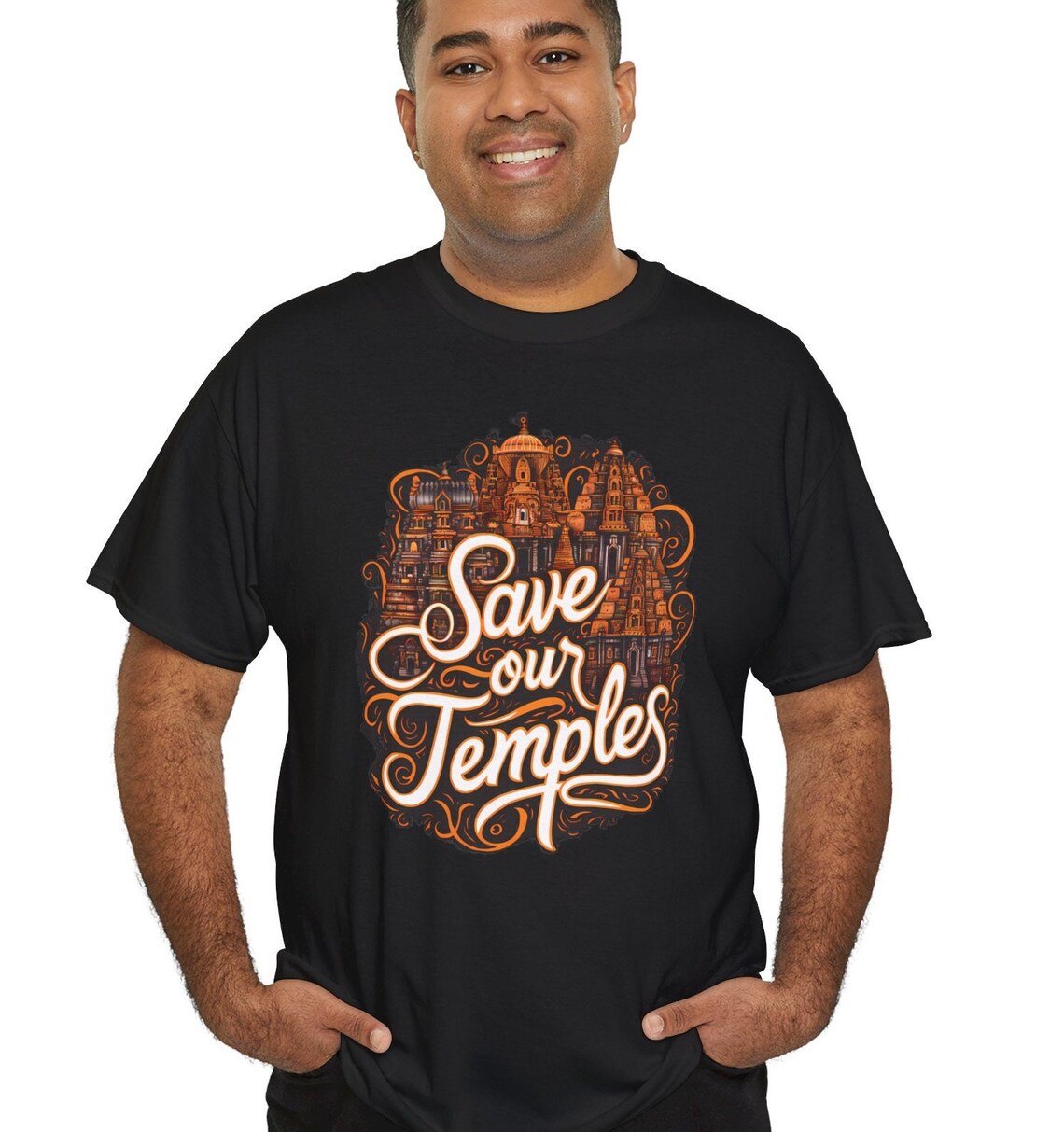 Save Our Temples T Shirt. Hindu Gift. Gift for Priests. Spiritual Wear ...