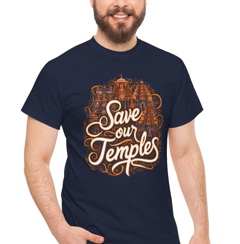 Save Our Temples T Shirt. Hindu Gift. Gift for Priests. Spiritual Wear ...