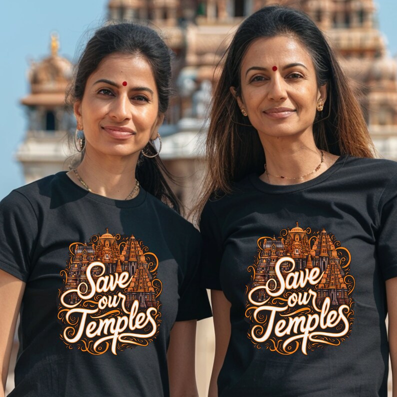 Save Our Temples T Shirt. Hindu Gift. Gift for Priests. Spiritual Wear ...