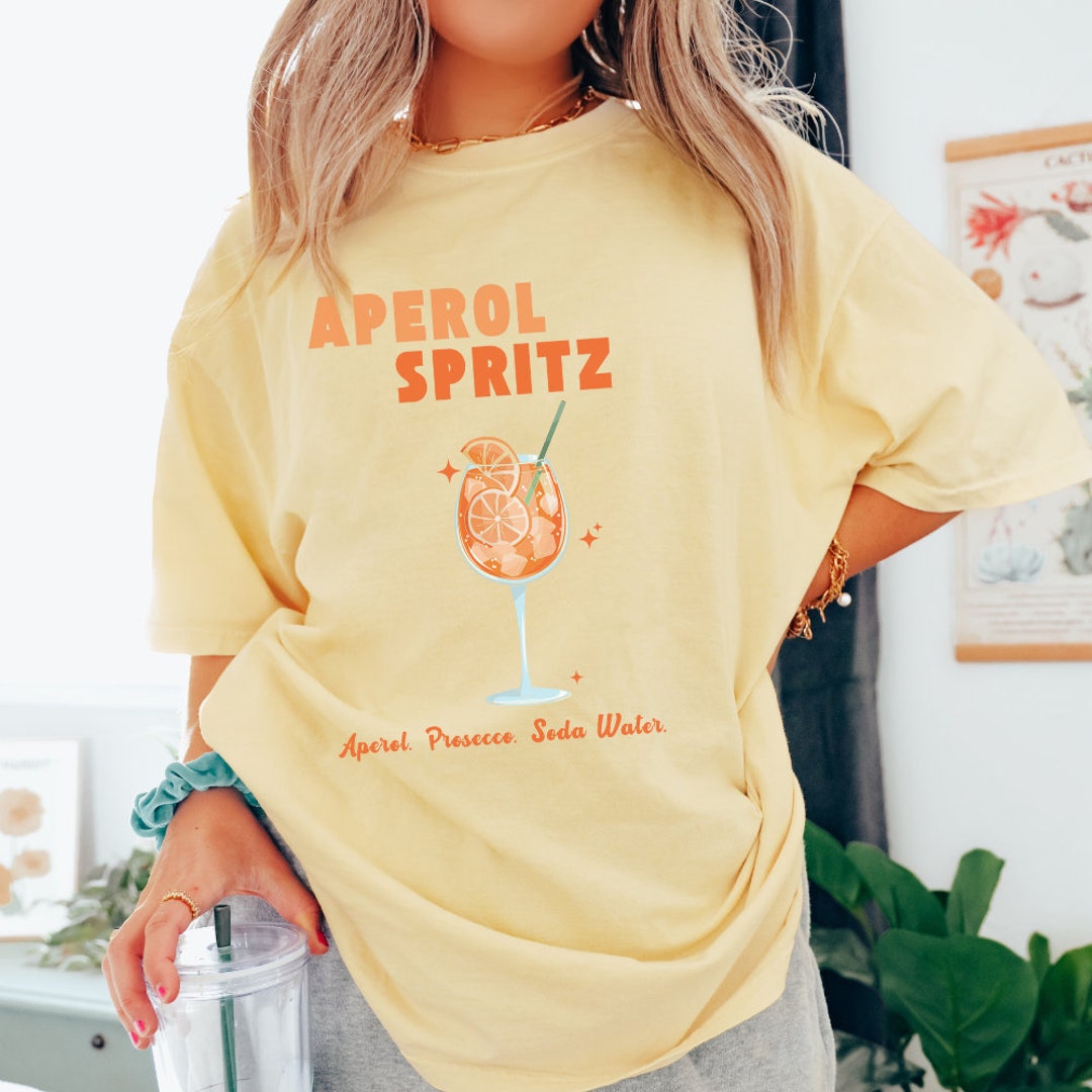 Aperol Spritz Shirt Spritz Season Retro Cocktail Shirt Signature ...