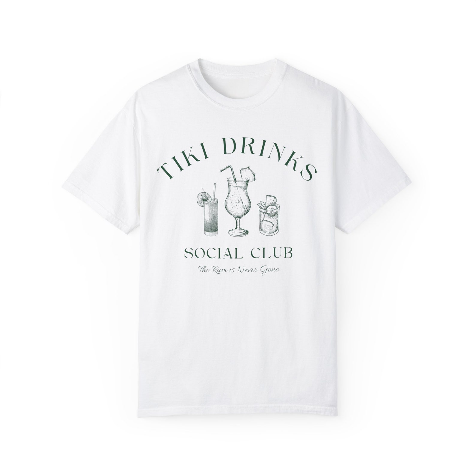 Tiki Drinks Social Club Shirt Rum Shirt the Rum is Never Gone Old Money ...