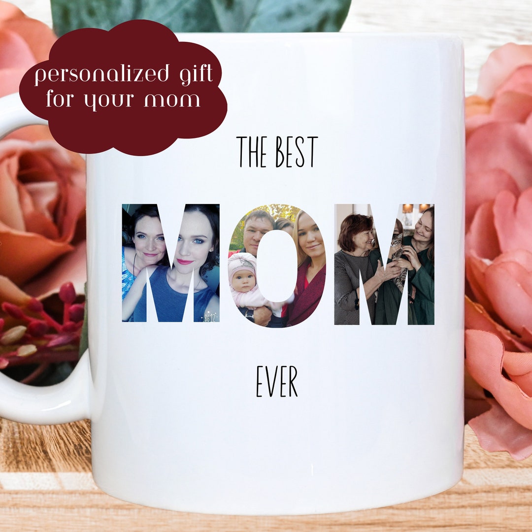 Custom Photo Mug Mom, Personalized Photo for Mom, Photo Mug Mom, Mug ...