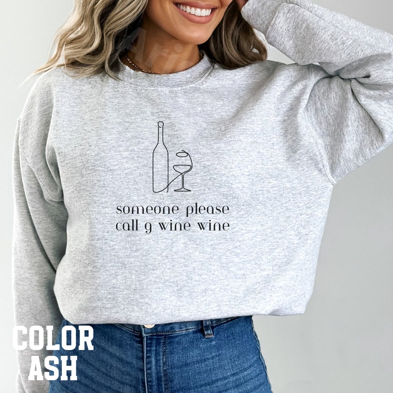 Wine Lover Sweatshirt: Cozy Brunch Outfit, Wine Tasting Sweater - Etsy