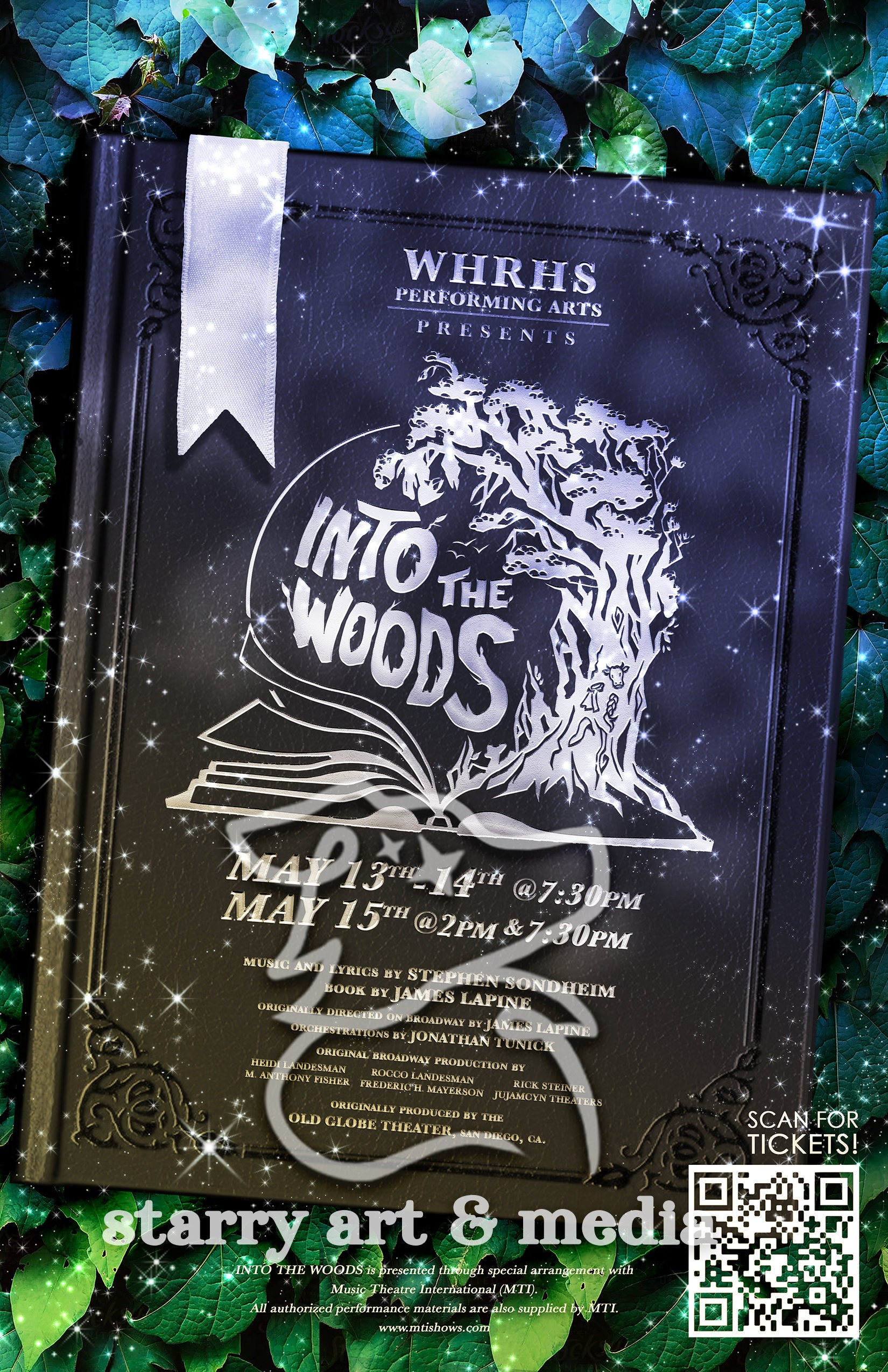 Into The Woods Broadway Poster
