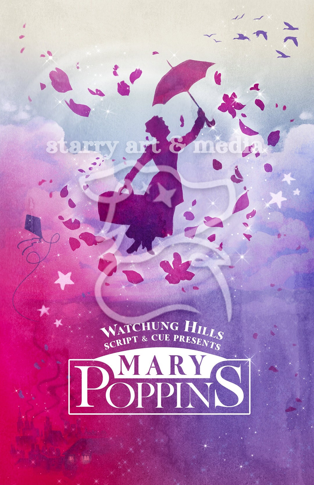 MARY POPPINS Show Poster (customizable) - File Download - Etsy
