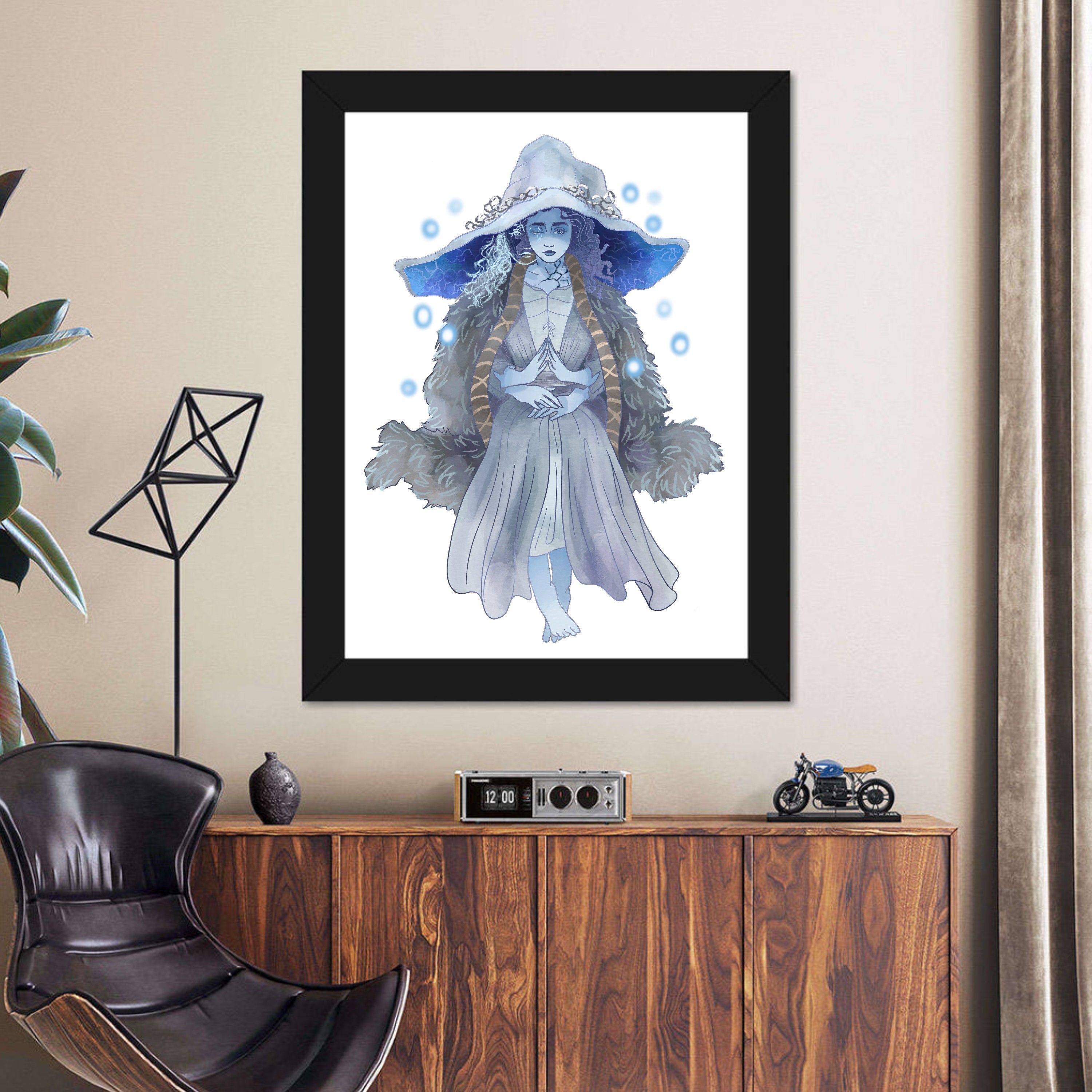 INSTANT DOWNLOAD Digital Art Print Elden Ring Inspired Ranni - Etsy