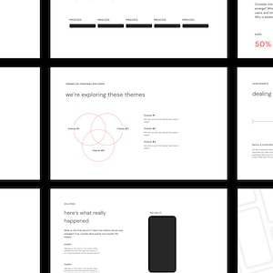 Figma Case Study Template Light and Dark Minimalist Template for ...