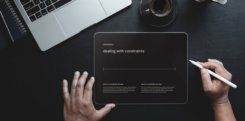 Figma Case Study Template Light and Dark Minimalist Template for ...
