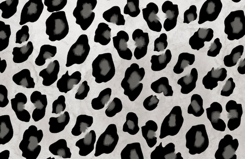 Desktop Wallpaper - Digital Wallpaper- Leopard Print - Etsy
