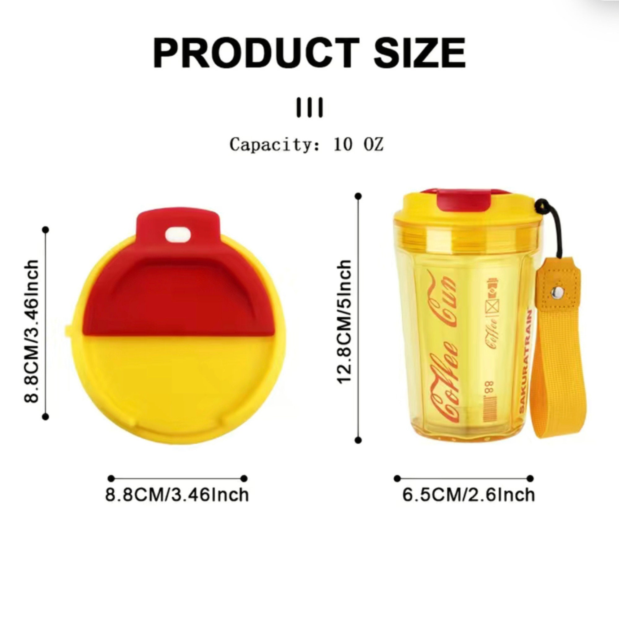 Trendy Cool Rhombus Coffee Cup Water Mug. Coca Cola Themed Portable ...