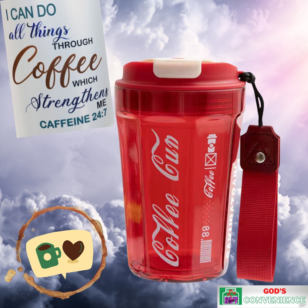 Trendy Cool Rhombus Coffee Cup Water Mug. Coca Cola Themed Portable ...