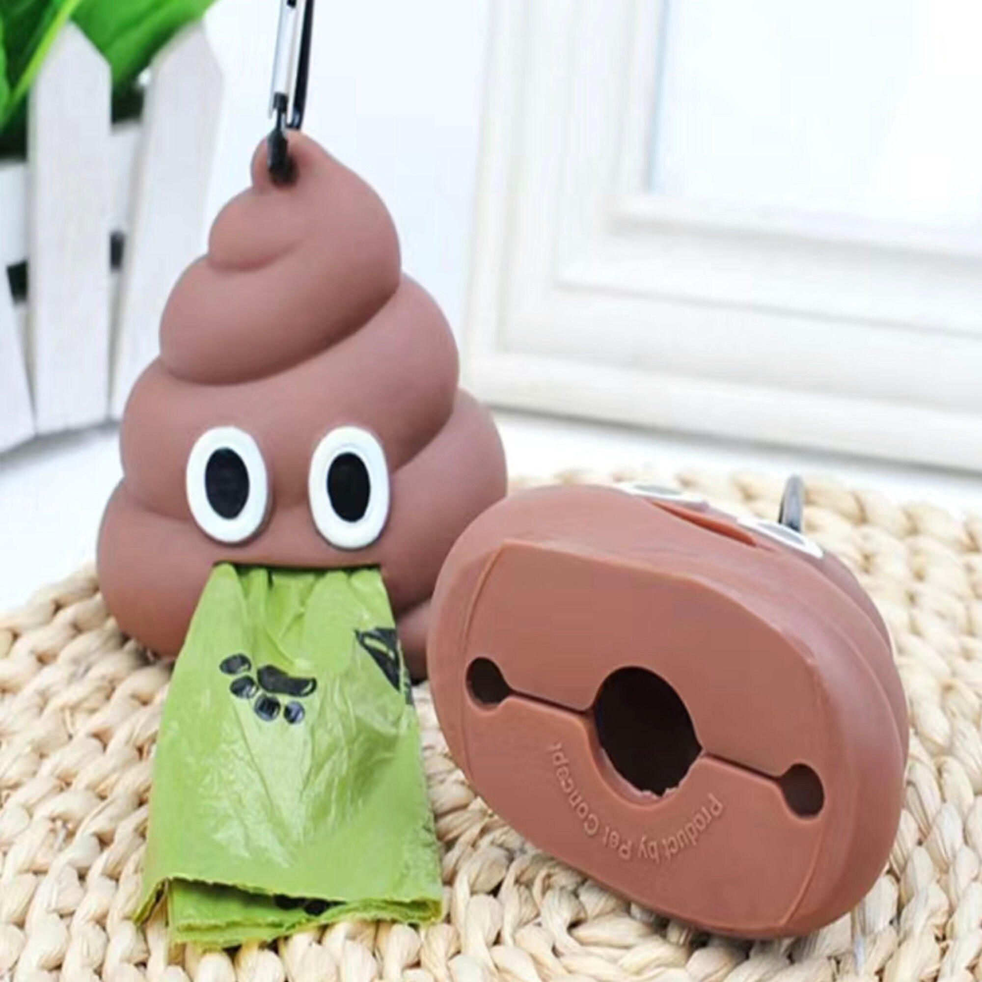 Portable Poop Bags for Pets With poop Shaped Storage Box, Waste Bag ...