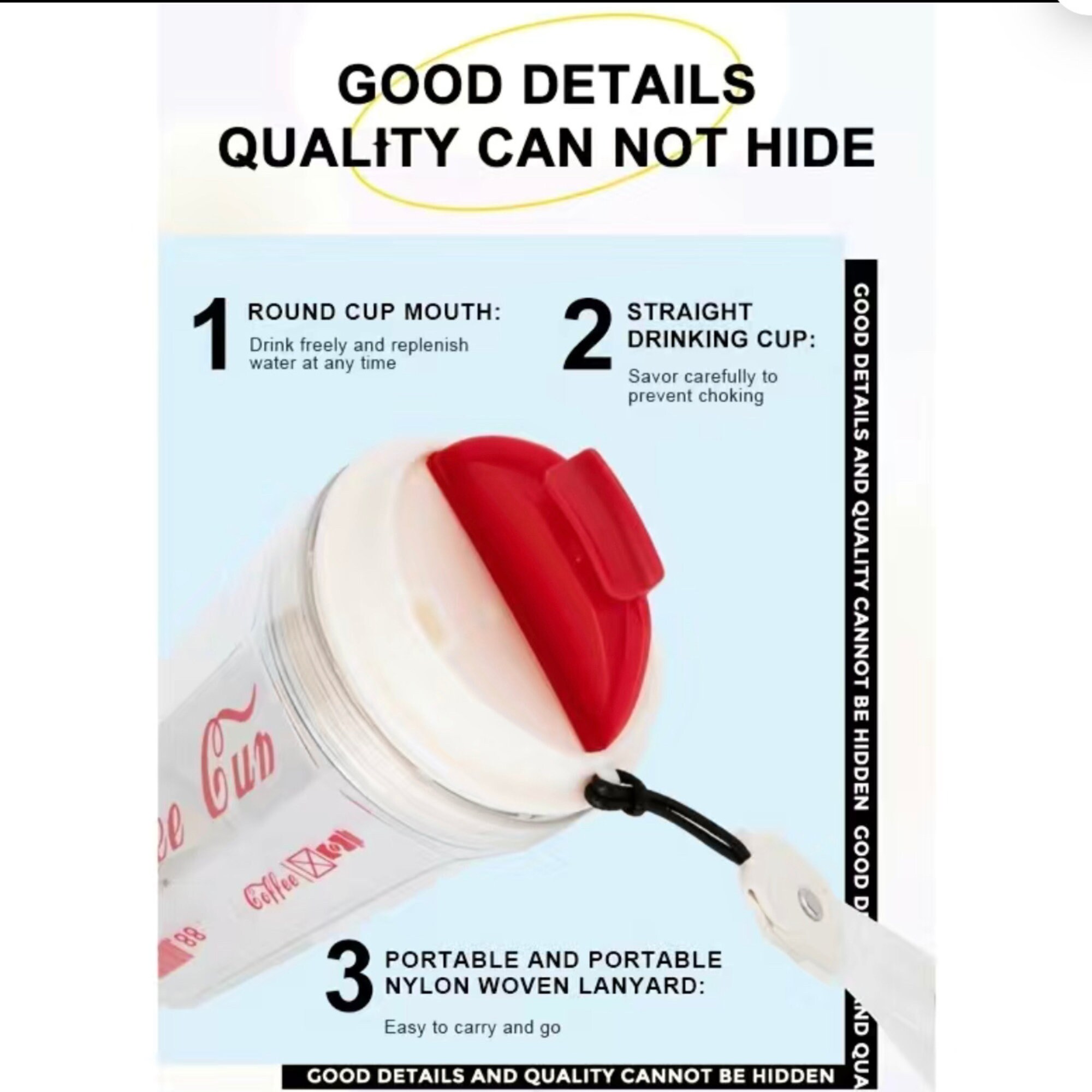 Trendy Cool Rhombus Coffee Cup Water Mug. Coca Cola Themed Portable ...