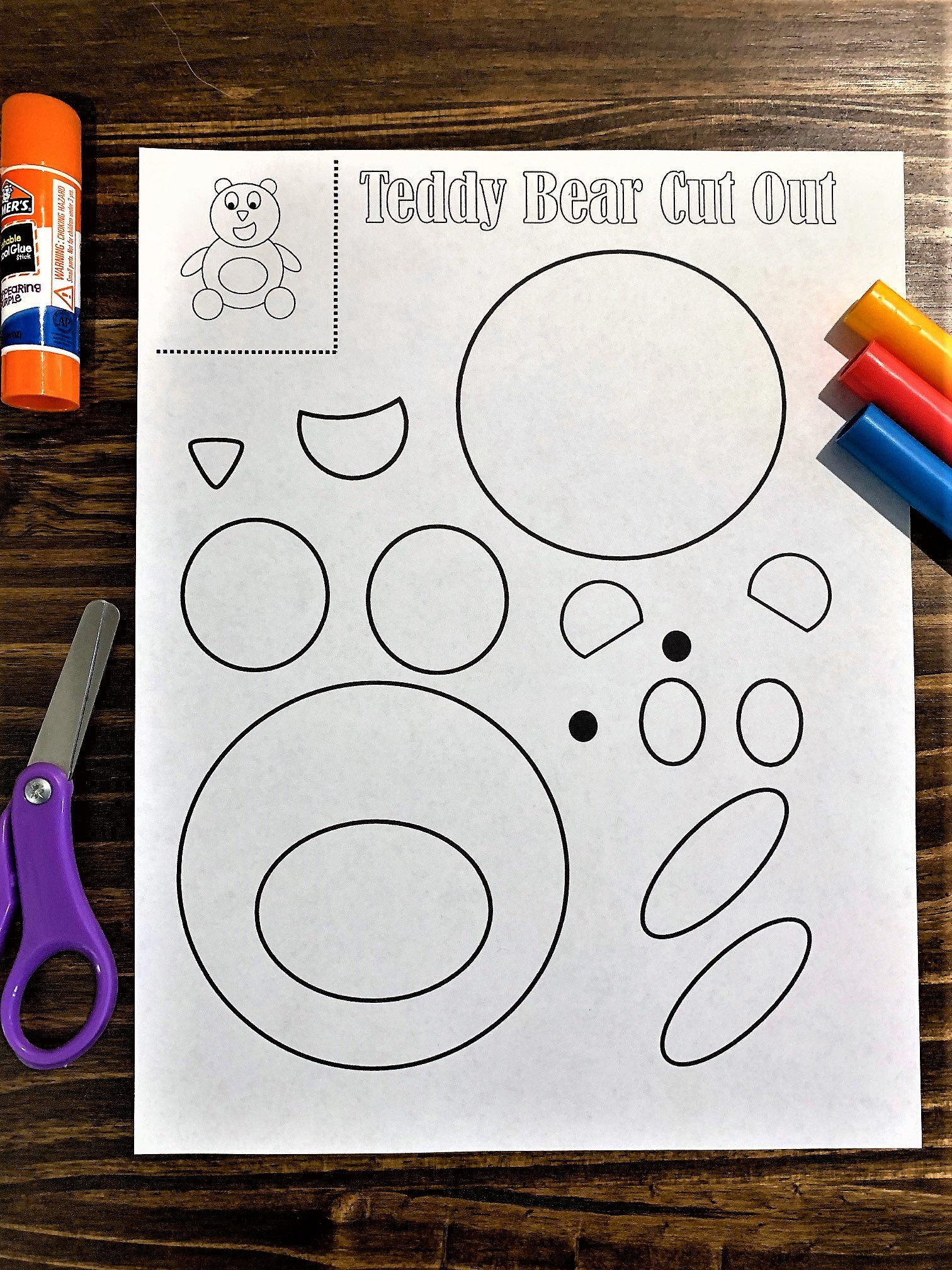 Printable Animal Cutout Pack for Kids, Kids Cut-out Craft Sheets, PDF ...