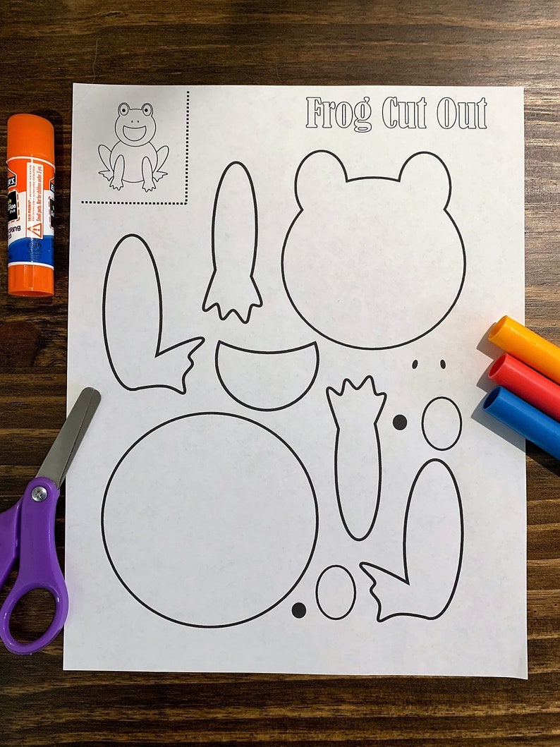 Printable Animal Cutout Pack for Kids, Kids Cut-out Craft Sheets, PDF ...