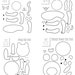 Printable Animal Cutout Pack for Kids, Kids Cut-out Craft Sheets, PDF ...