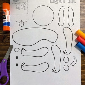 Printable Animal Cutout Pack for Kids, Kids Cut-out Craft Sheets, PDF ...