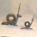 Scrap Metal Art Snail and Baby - Etsy