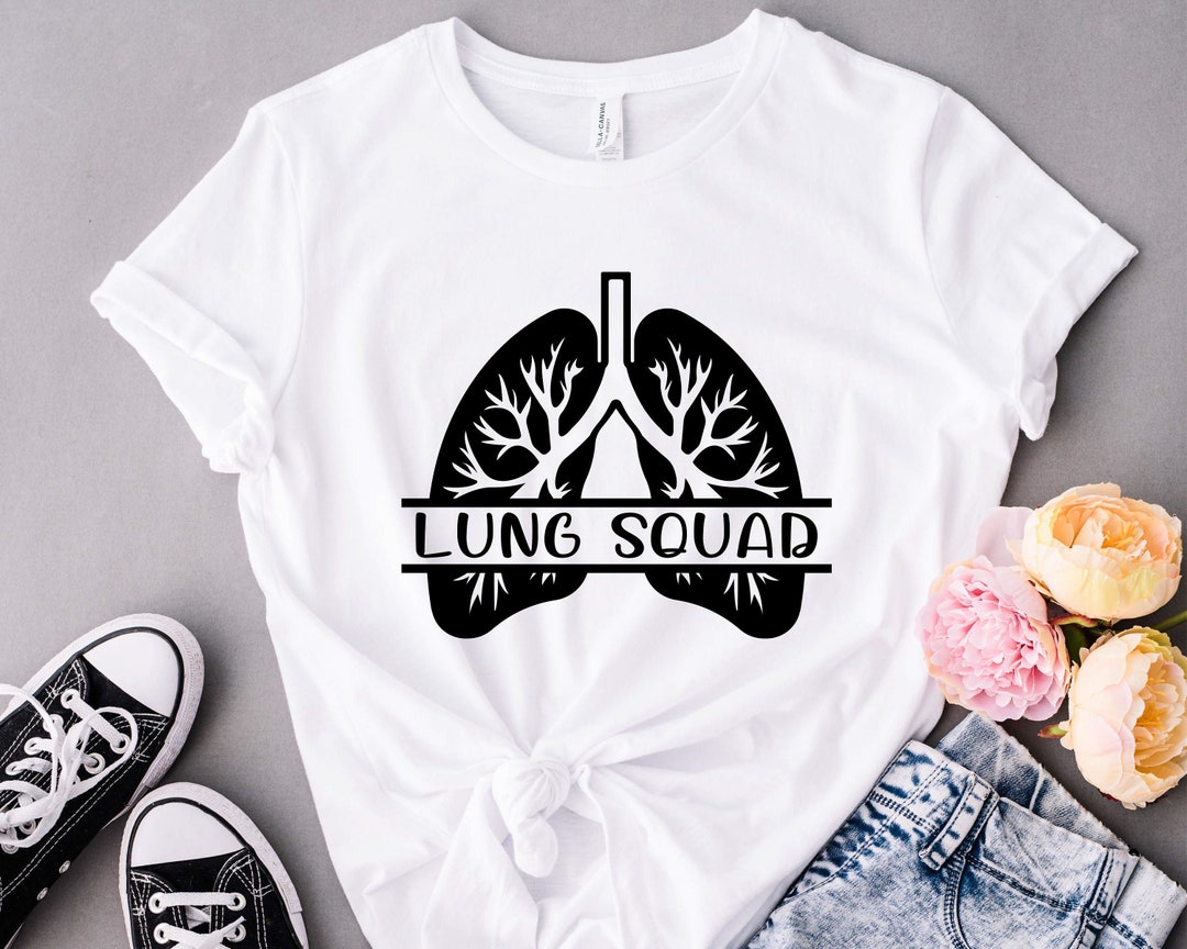 Lung Squad Shirt, Lungs Anatomy T-shirt, Pulmonology Shirt, Lung Cancer ...