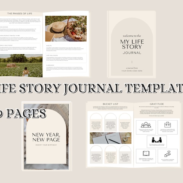 Life Story Journal - Etsy