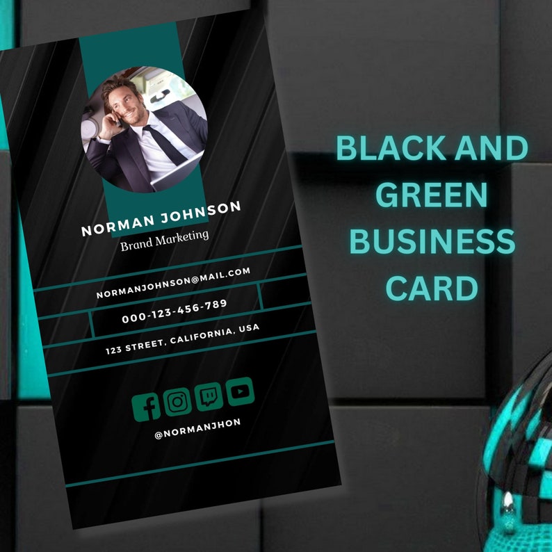 Editable Business Card Template: Modern VIP Design (PDF) - Etsy