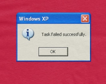 Task Failed Successfully Sticker - Etsy
