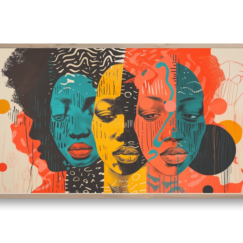 Afro Painting - Etsy