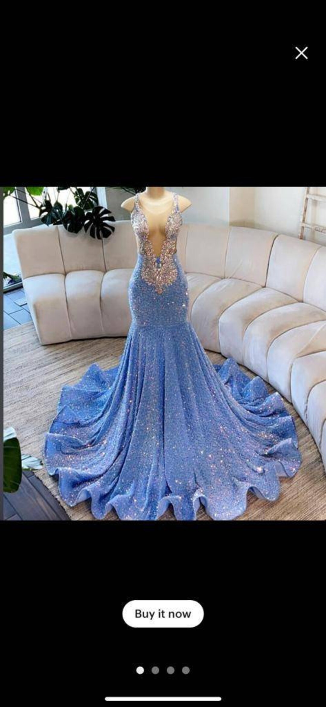 Elegant Mermaid Sequin Wedding Dress,exotic Prom Dress, Available in ...
