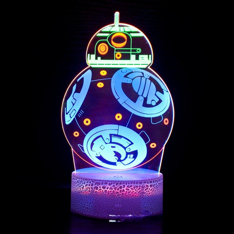 Star Wars Lights the Mandalorian Lights Din Djarin Light Darth Vader ...