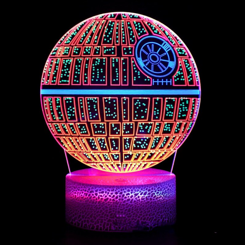 Star Wars Lights the Mandalorian Lights Din Djarin Light Darth Vader ...