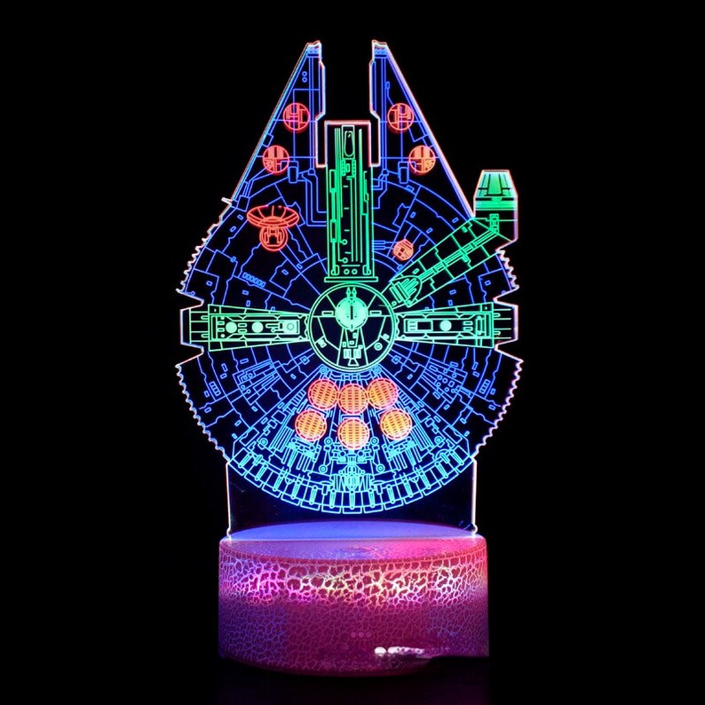 Star Wars Lights the Mandalorian Lights Din Djarin Light Darth Vader ...