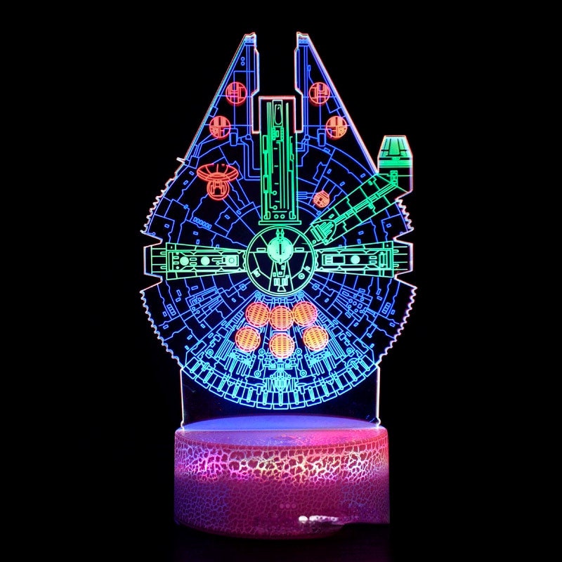 Star Wars Lights the Mandalorian Lights Din Djarin Light Darth Vader ...