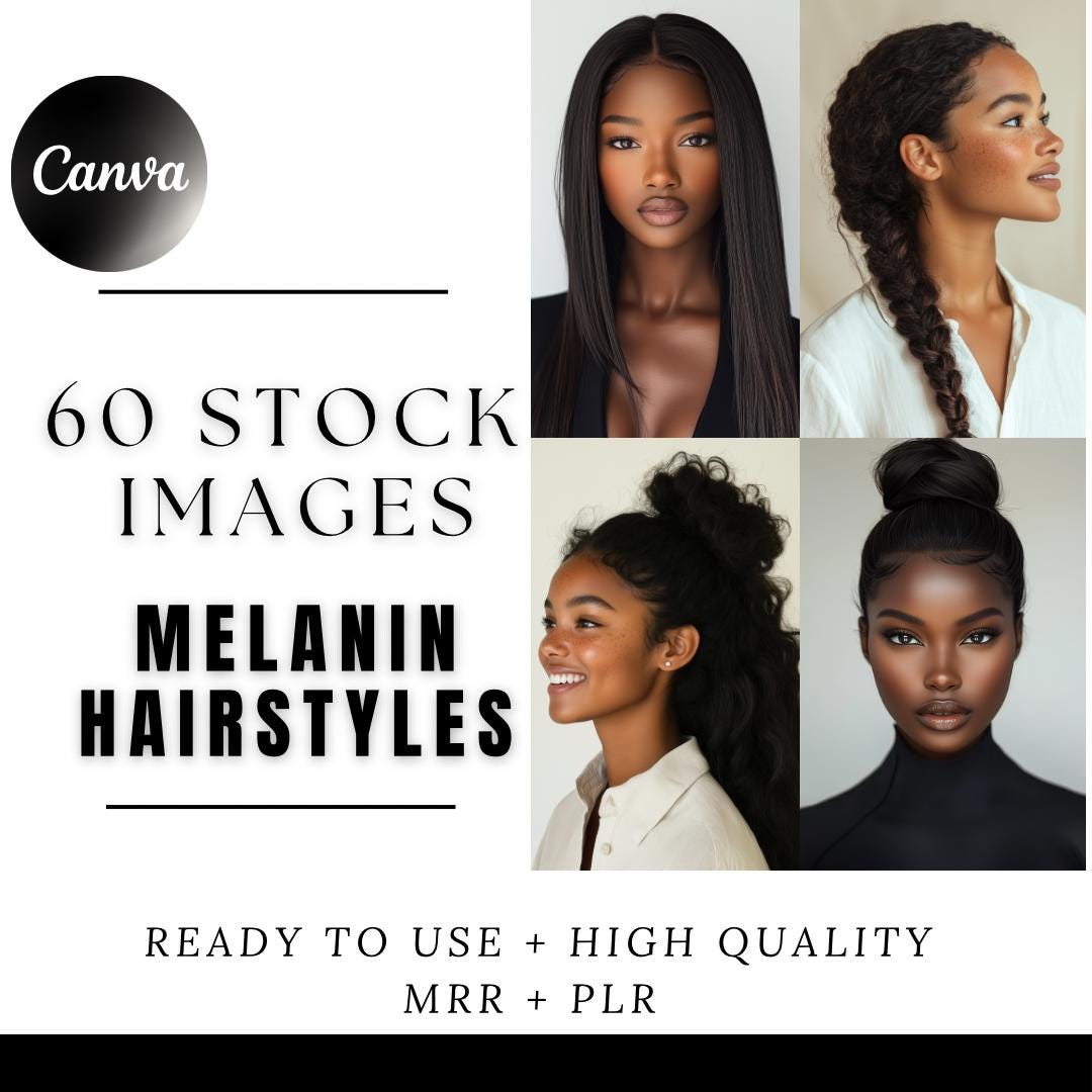 Melanin Hairstyles Stock Photos | PLR MRR Hairstyle | Melanin Hair ...