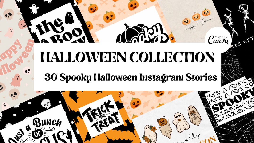 Spooky Halloween Templates - Etsy