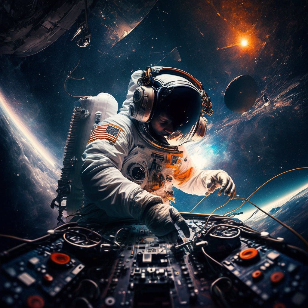 Dj Astronaut In Space