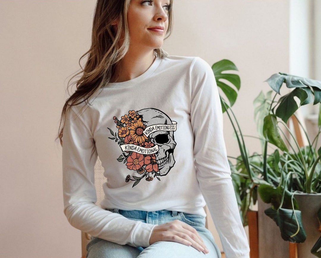 Emotional Long Sleeve, Emotionless Shirt, Mental Health Shirt, Emotion ...
