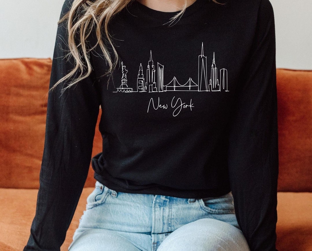 New York Long Sleeve Tee,new York Shirt,east Coast Tee,new Yorker Tee,new York Lover Gifts for ...