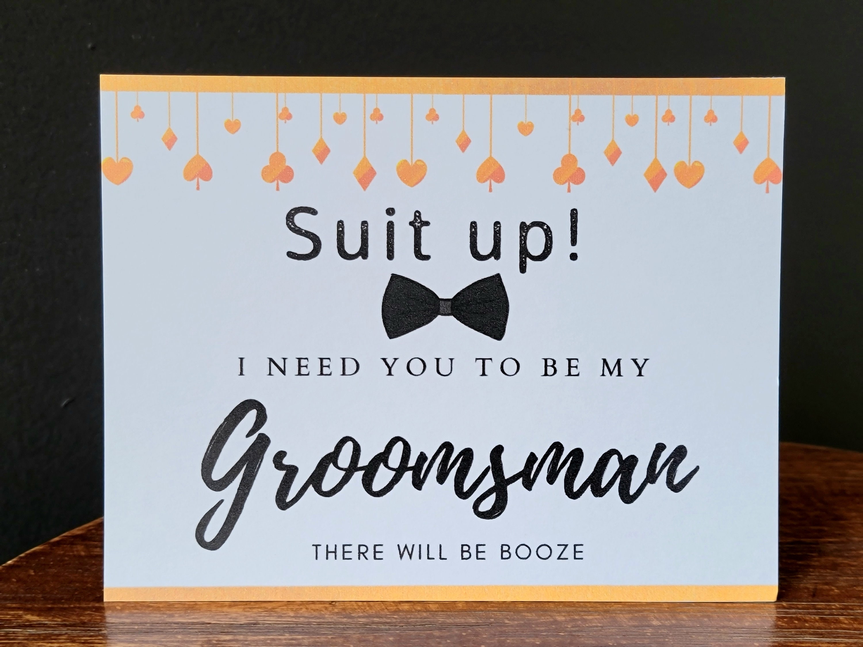 Groomsmen Proposal. Best Man Proposal. Suit Up - Etsy