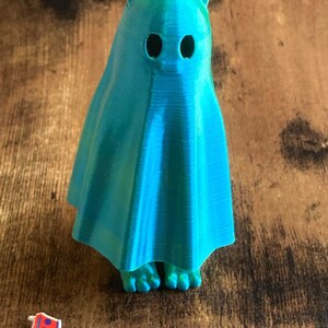 Cat Ghost Figure Custom 3D Print Poseable Flexi Halloween - Etsy