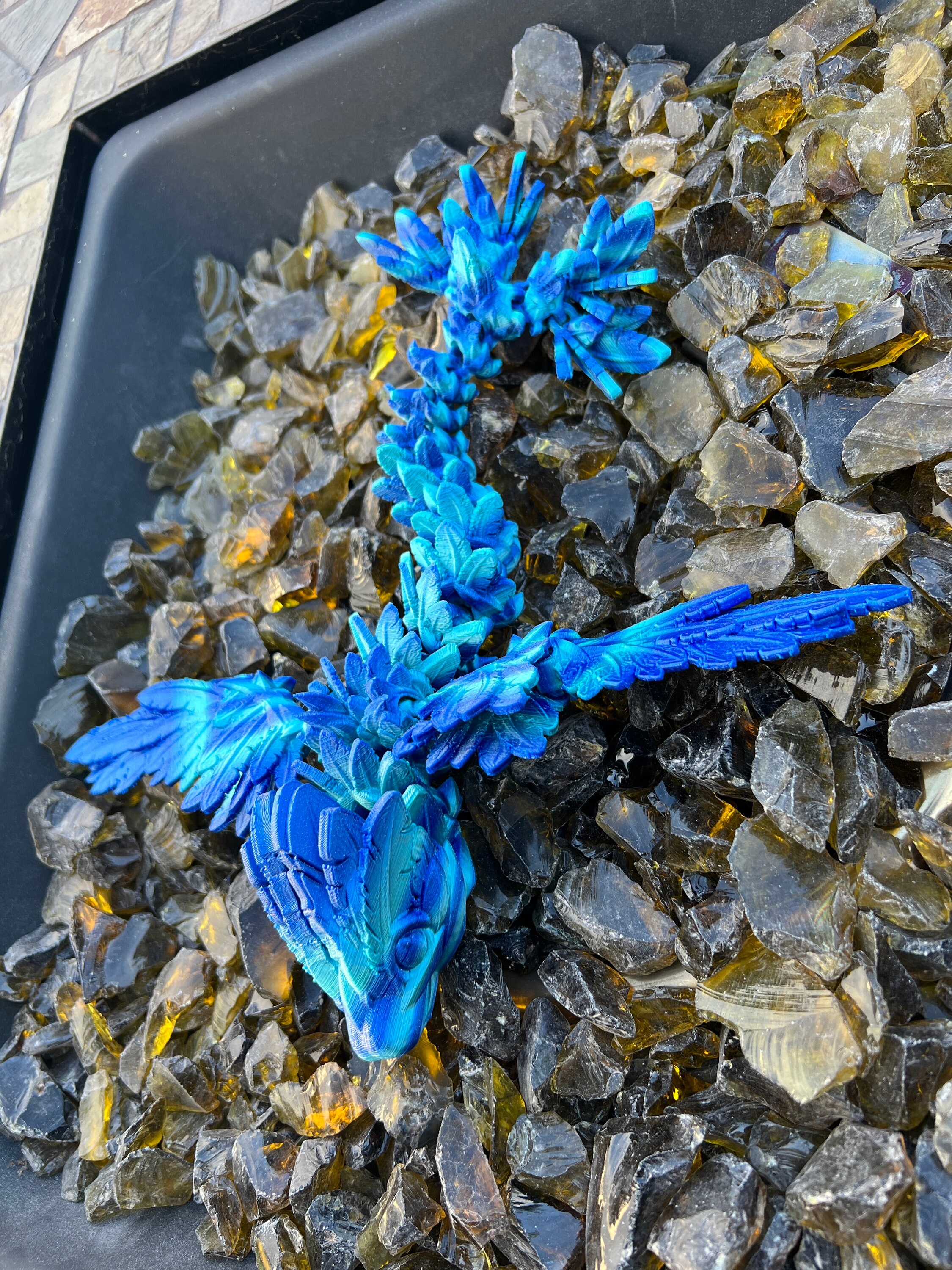 Cinderwing Serpent Articulated Flying Crystal Serpent Gift - Etsy