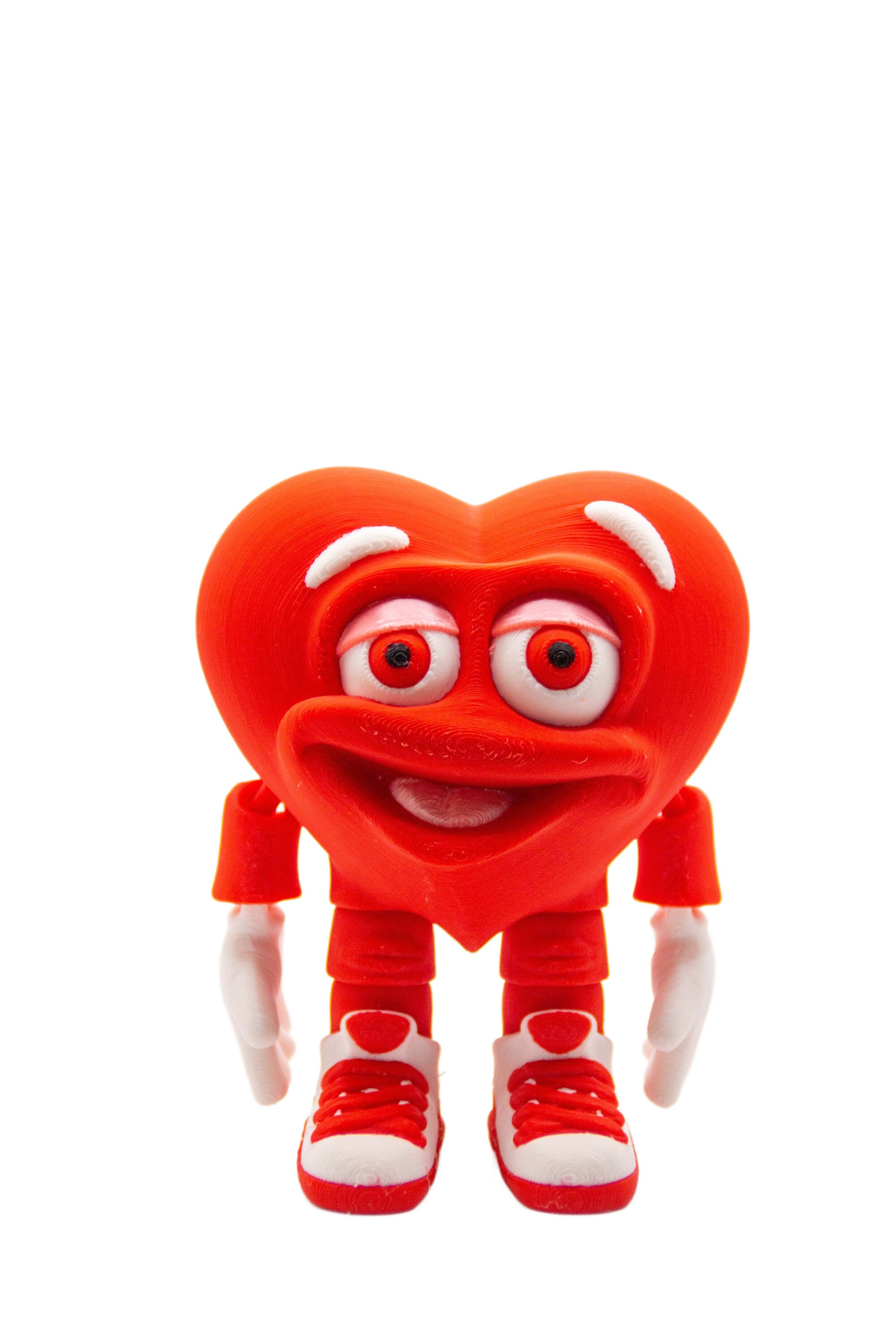Valentine Custom 3D Print Poseable Figure Be Mine Herbert the Heart ...