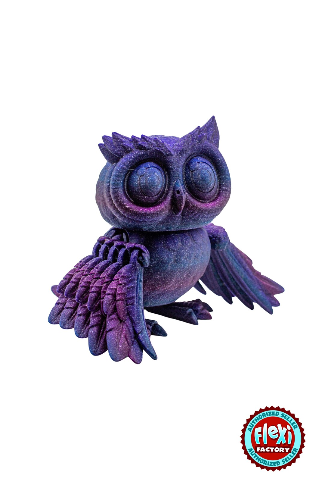 Owl Custom Print 3D Figure Fidget Desk Toy Gift for Bird Lover - Etsy