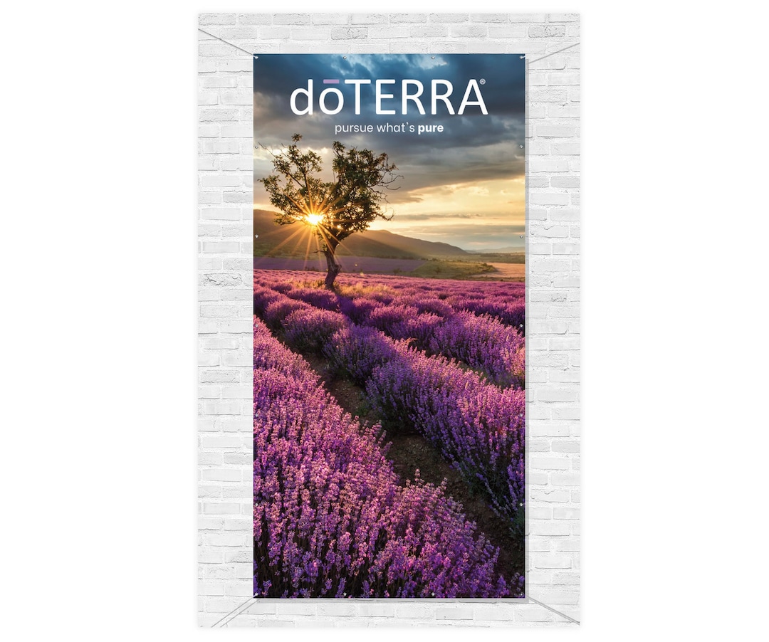 Doterra Vertical Banner Lavender PNG - Etsy