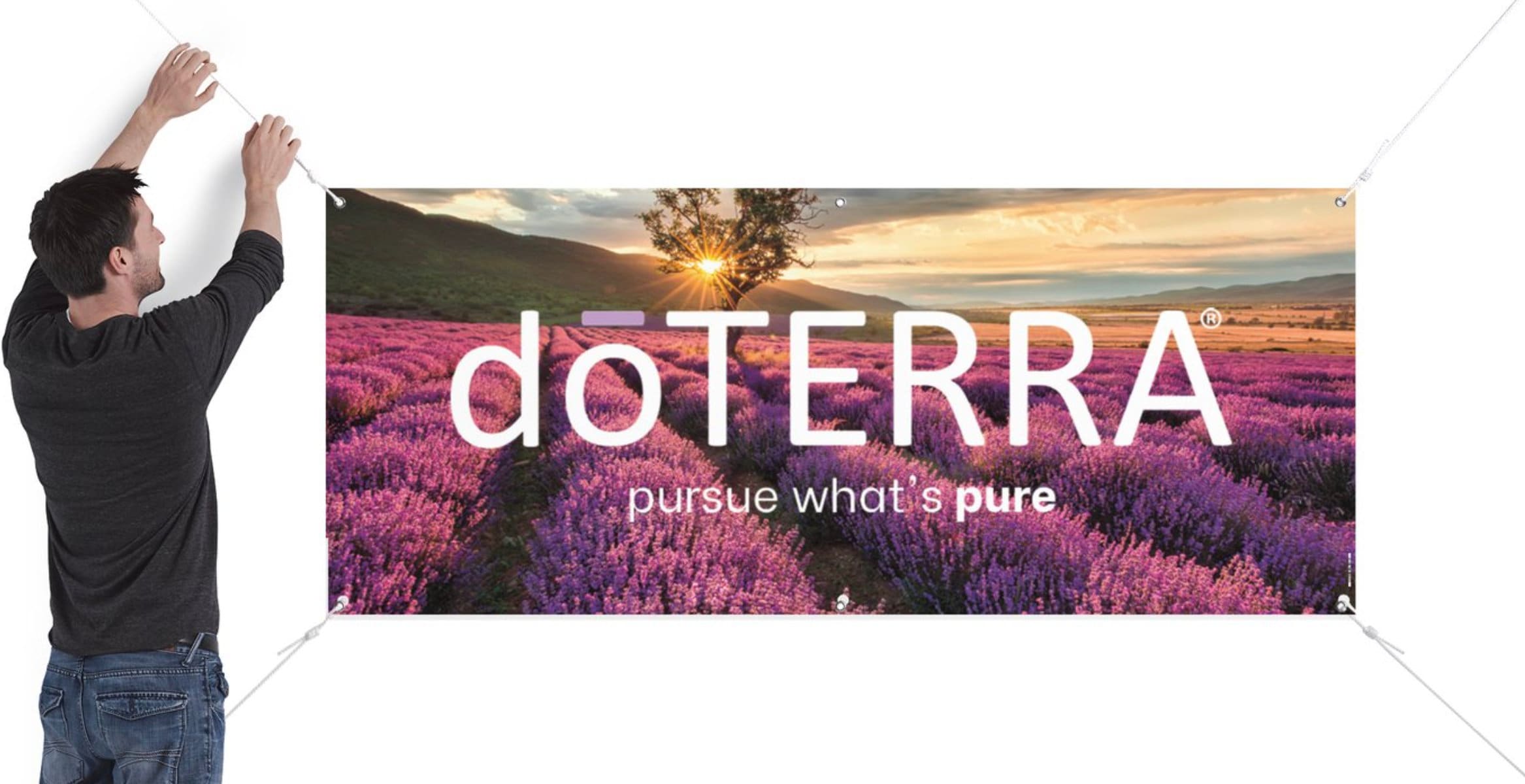 Doterra Banner Lavender PDF Printable & BONUS PNG File - Etsy
