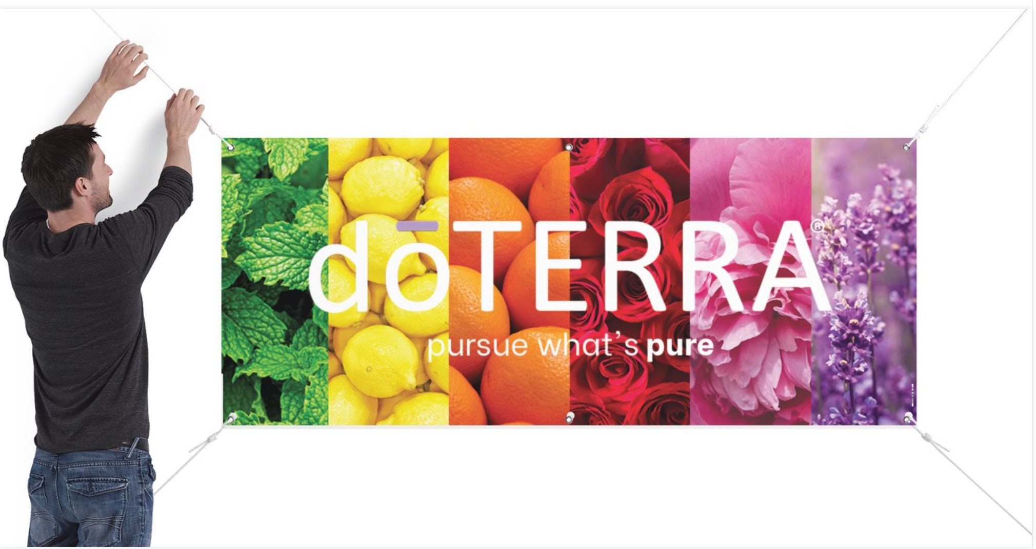 Doterra Banner Rainbow PDF Printable - Etsy