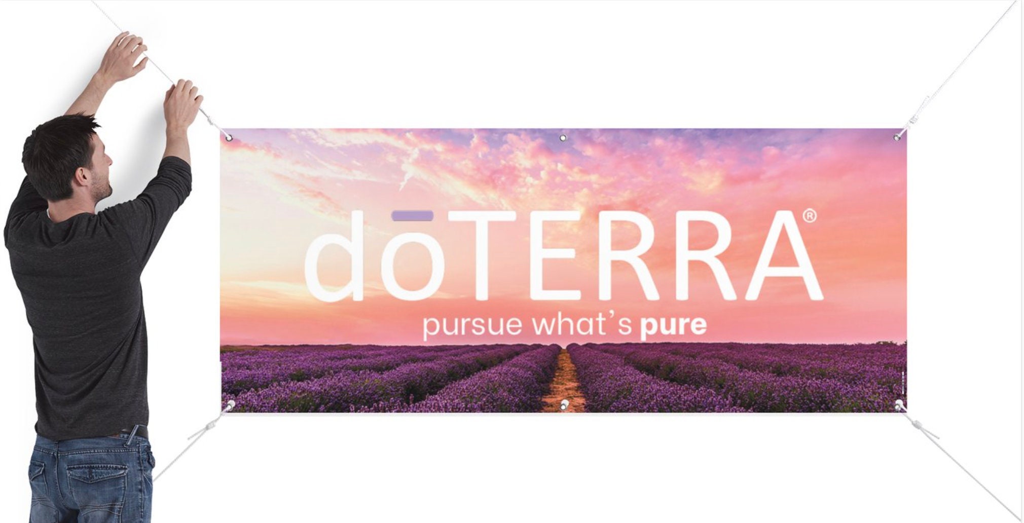 Doterra Banner Sunset Lavender PDF Printable - Etsy