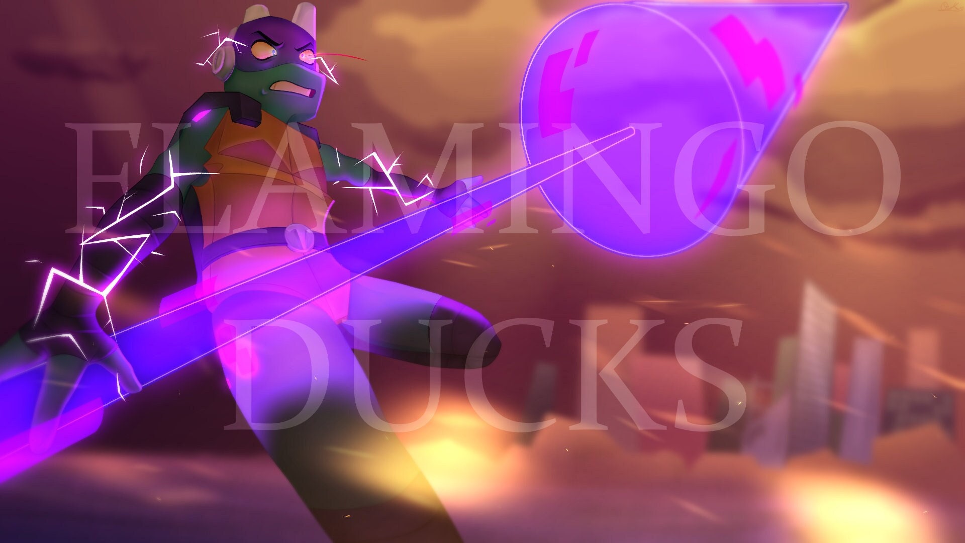 Rottmnt Donnie Digital Print/wallpaper - Etsy