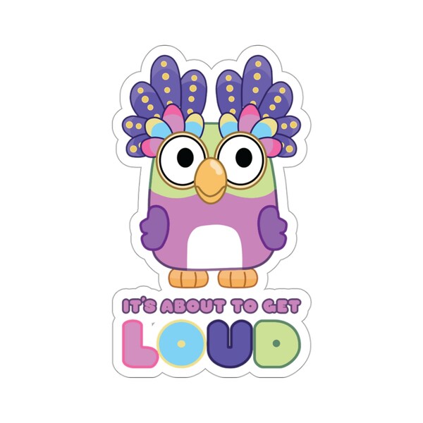 Bluey Window Peeker - Etsy